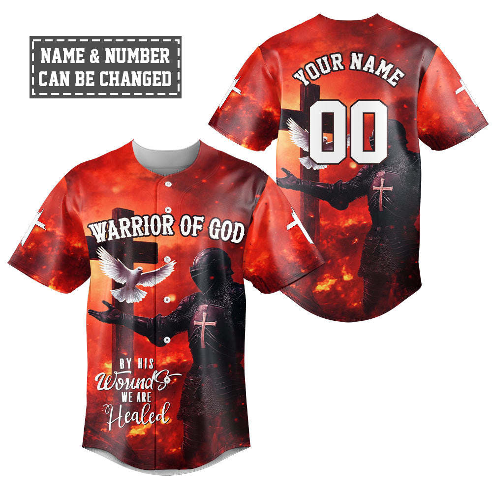 By His Wounds We Are Healed Baseball Jersey – Thefaithluxe