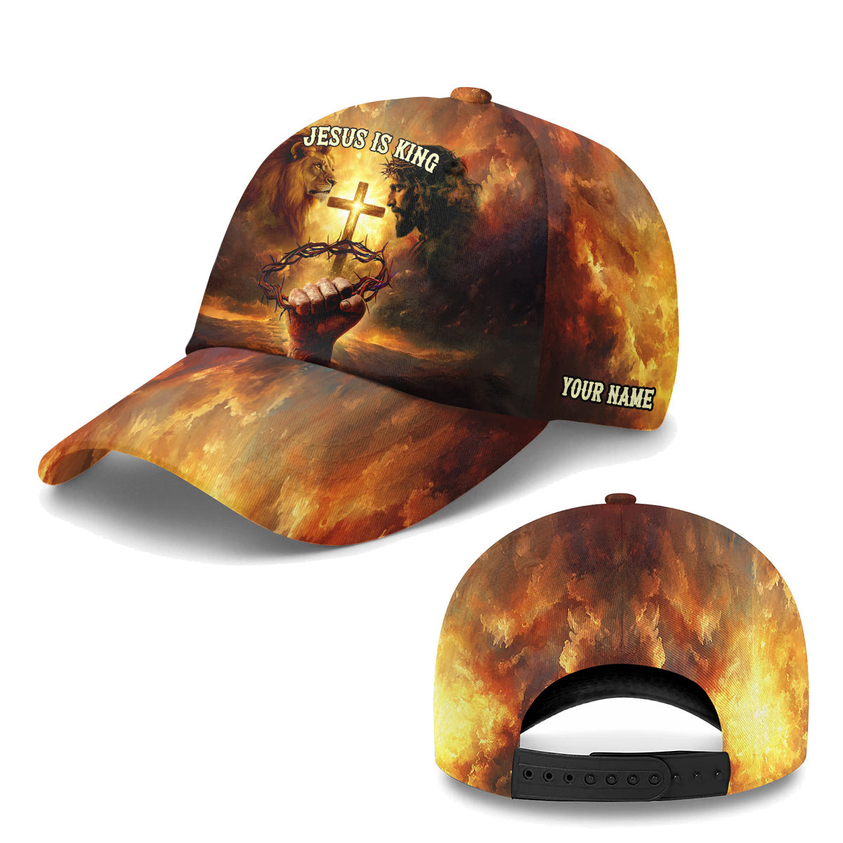 Jesus Is King Baseball Cap – Thefaithluxe