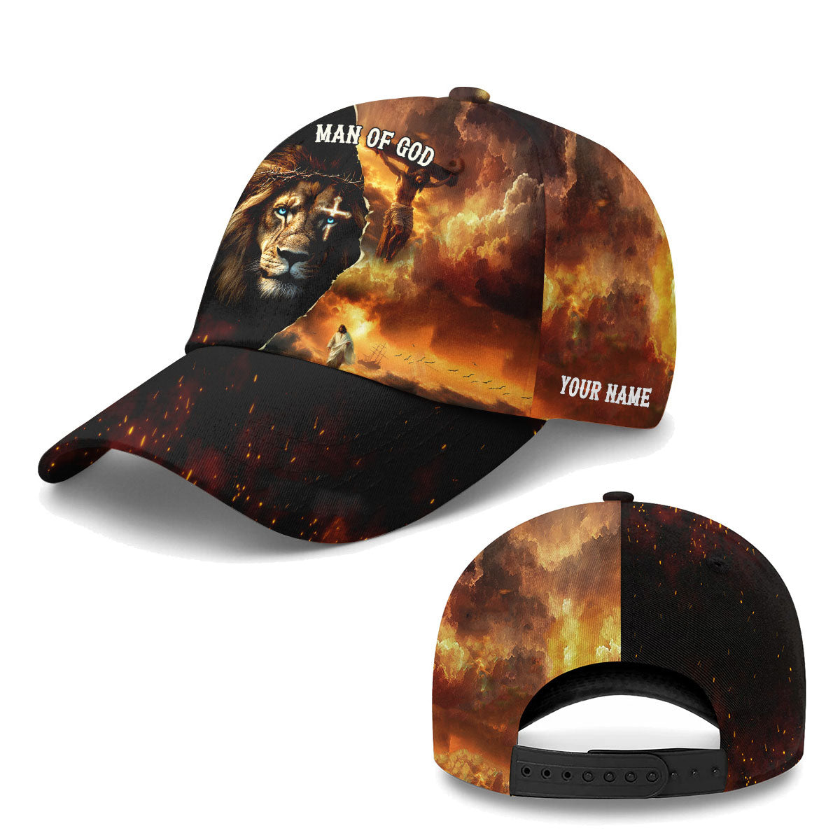 Man Of God Redeemed Strength Baseball Cap – Thefaithluxe