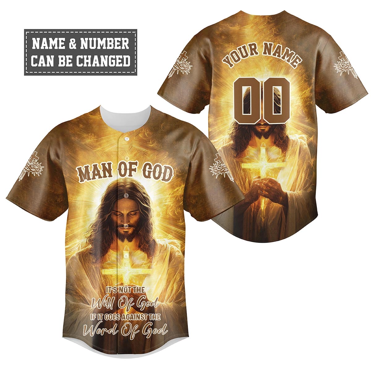 Will of God Word of God Baseball Jersey – Thefaithluxe