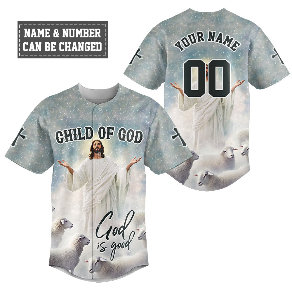 Jesus God Is Good Baseball Jersey – Thefaithluxe